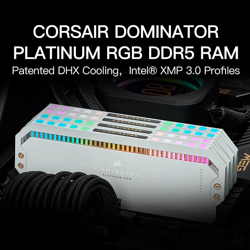 CORSAIR-DOMINATOR-PLATINUM-RGB-DDR5-RAM-32GB-16GBx2-KIT-Memory-6400MHz ...