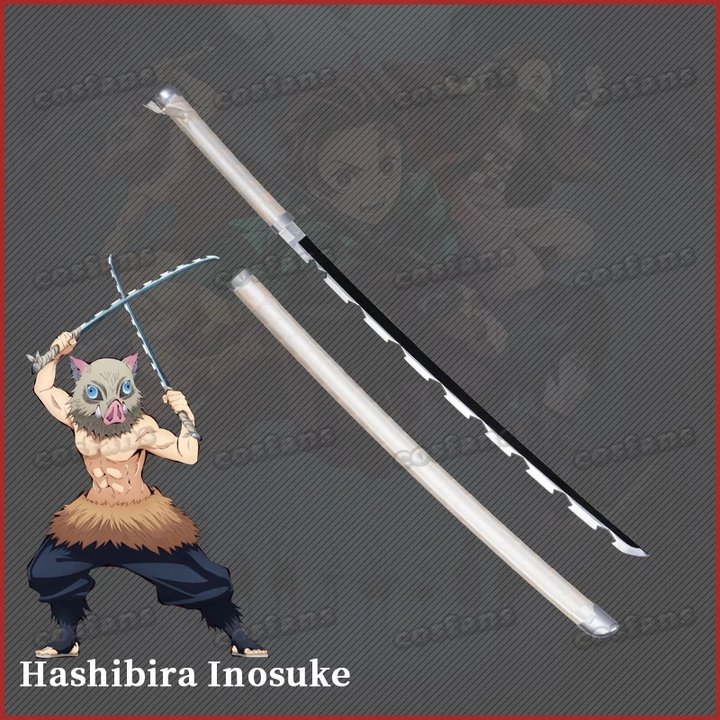 Assassino Demônio Inosuke Katana Faca Espada Arma Kimetsu Não Yaiba ...