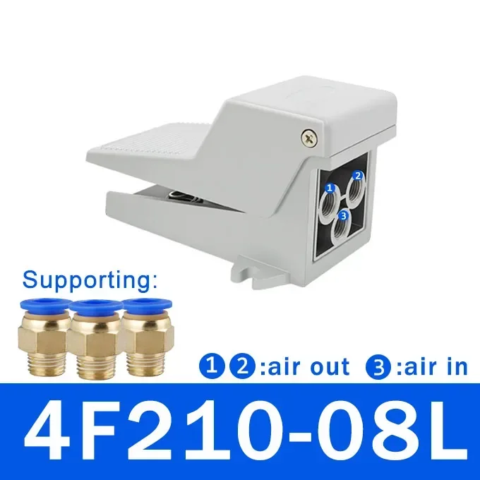 Válvula de Pedal neumática Control de cilindro interruptor 4F210-08L ...