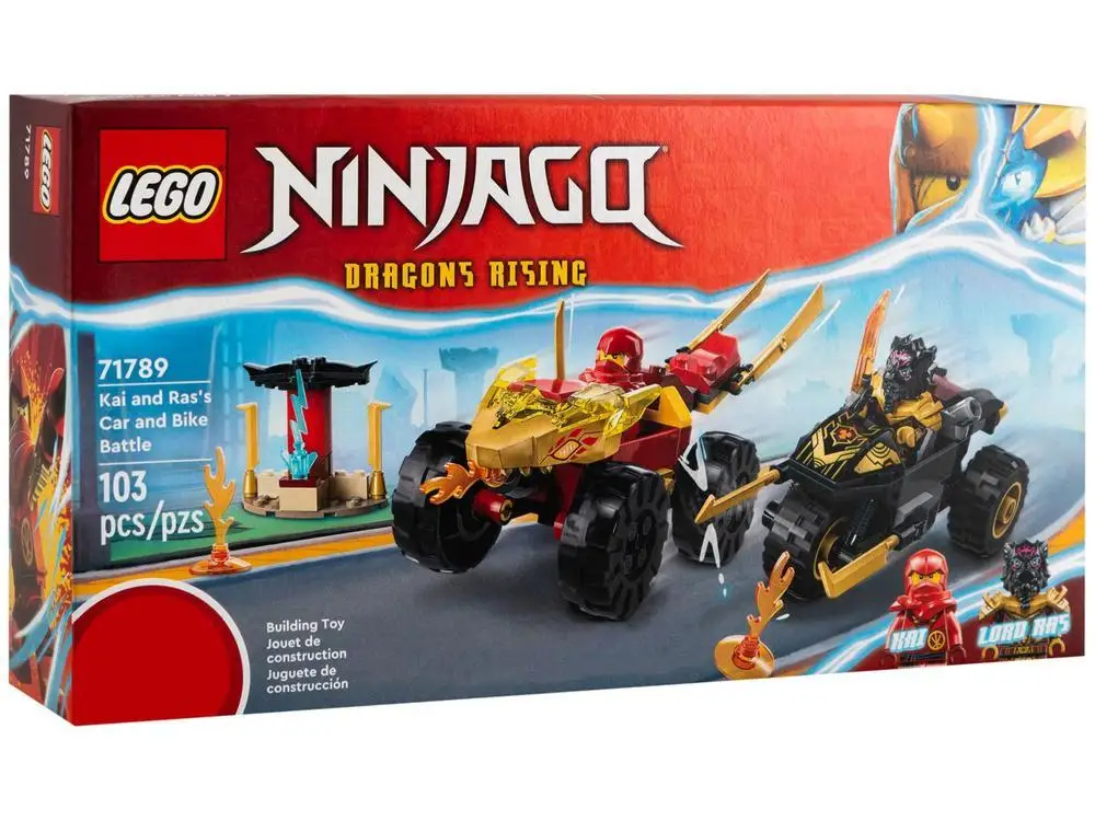 LEGO Ninjago Car and Motorcycle Battle of Kai and Ras - AliExpress 26