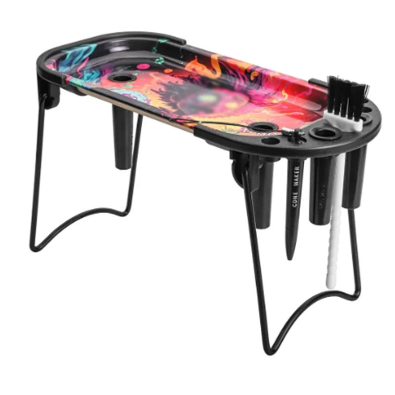 1-Set-Metal-Rolling-Tray-Cone-Foldable-Stand-King-Size-1-1-4-Size ...