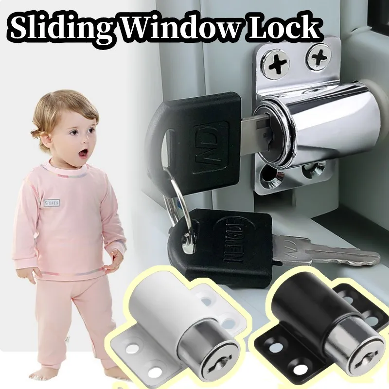 1 Pcs Adjustable Window Lock Stopper Safety Locks for Kids and Pets ...