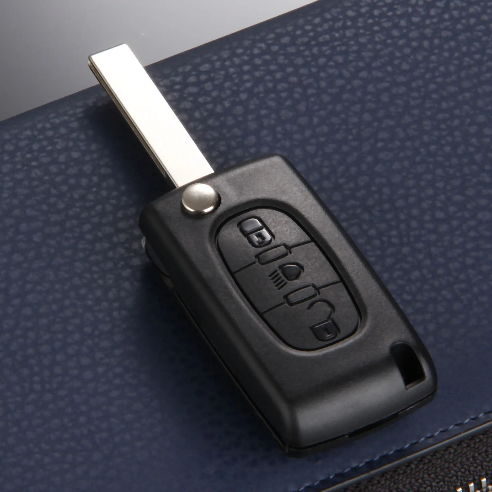 3 Buttons Car Flip Folding Remote Key Keyless Shell Case Fob Fit for ...