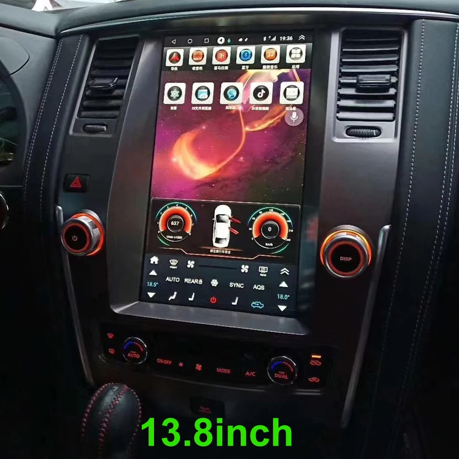 13-8-Android-For-Infiniti-QX80-Nissan-Patrol-Y62-2010-2020-Car-Radio ...