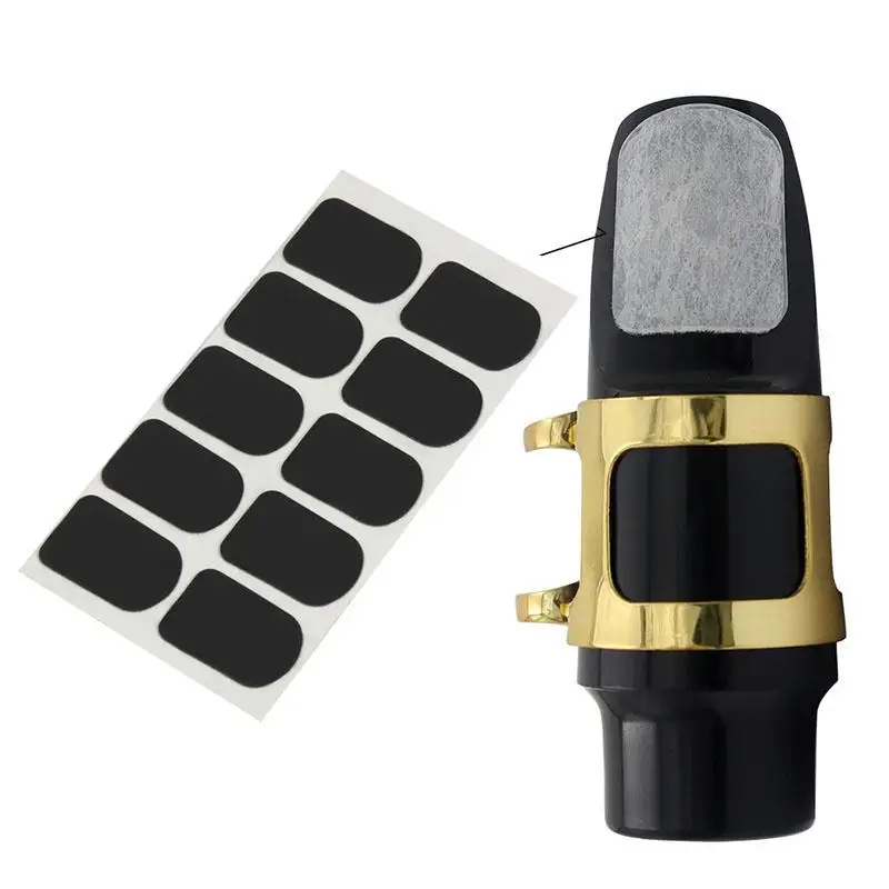 Treble-Saxophone-Tooth-Pad-Metal-Flute-Head-Patch-Silicone-Clarinet ...