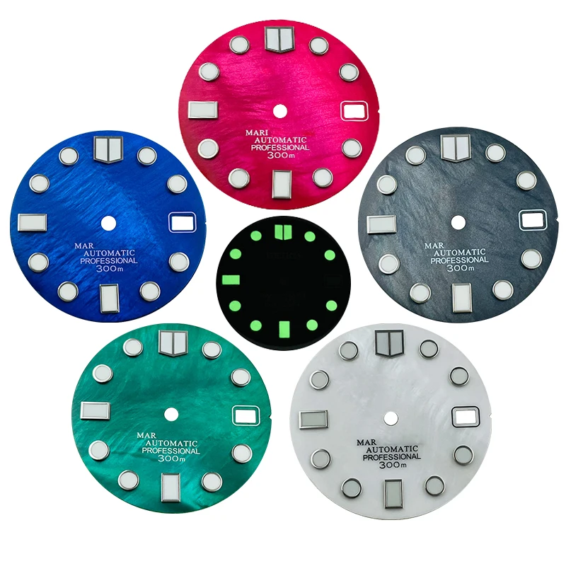 28-5mm-Green-Luminous-Pearl-Shell-Dial-Suitable-for-Abalone-Ancestor ...