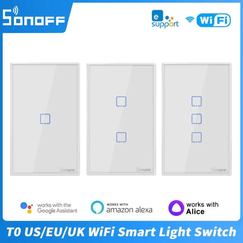 SONOFF-T0-WiFi-Smart-Light-Switch-EU-US-Smart-Home-Touch-Switch-eWelink ...