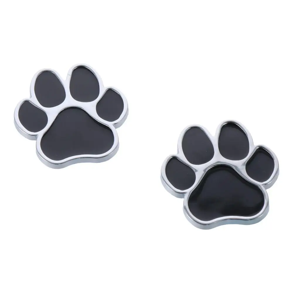 2Pcs-Paw-Print-Car-Decals-3D-Car-Dog-Paw-Stickers-Zinc-Alloy-Auto ...