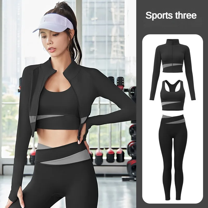 Gym Sport Sets Clothing for Women Yoga Set Tracksuit Women Two Piece ...