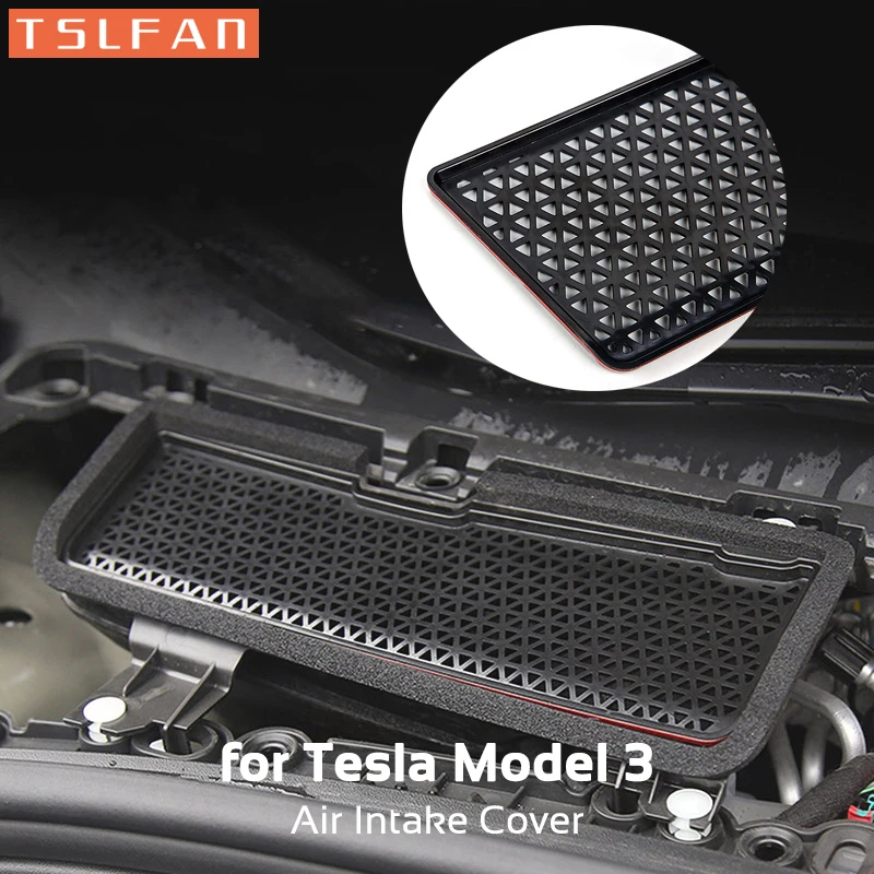 Air-Filter-Cover-For-Tesla-Model-3-2022-2021-Intake-Inlet-Grille-Flow ...