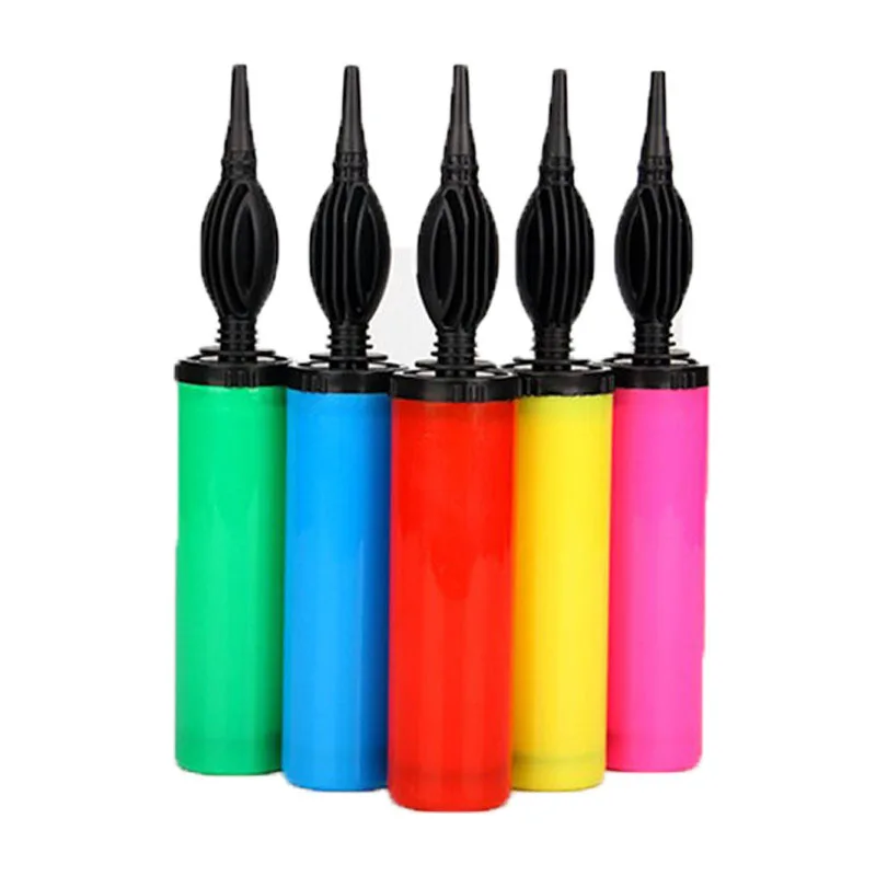 Hand Pushed Balloon Inflation Tube Mixed color Manual Bidirectional ...
