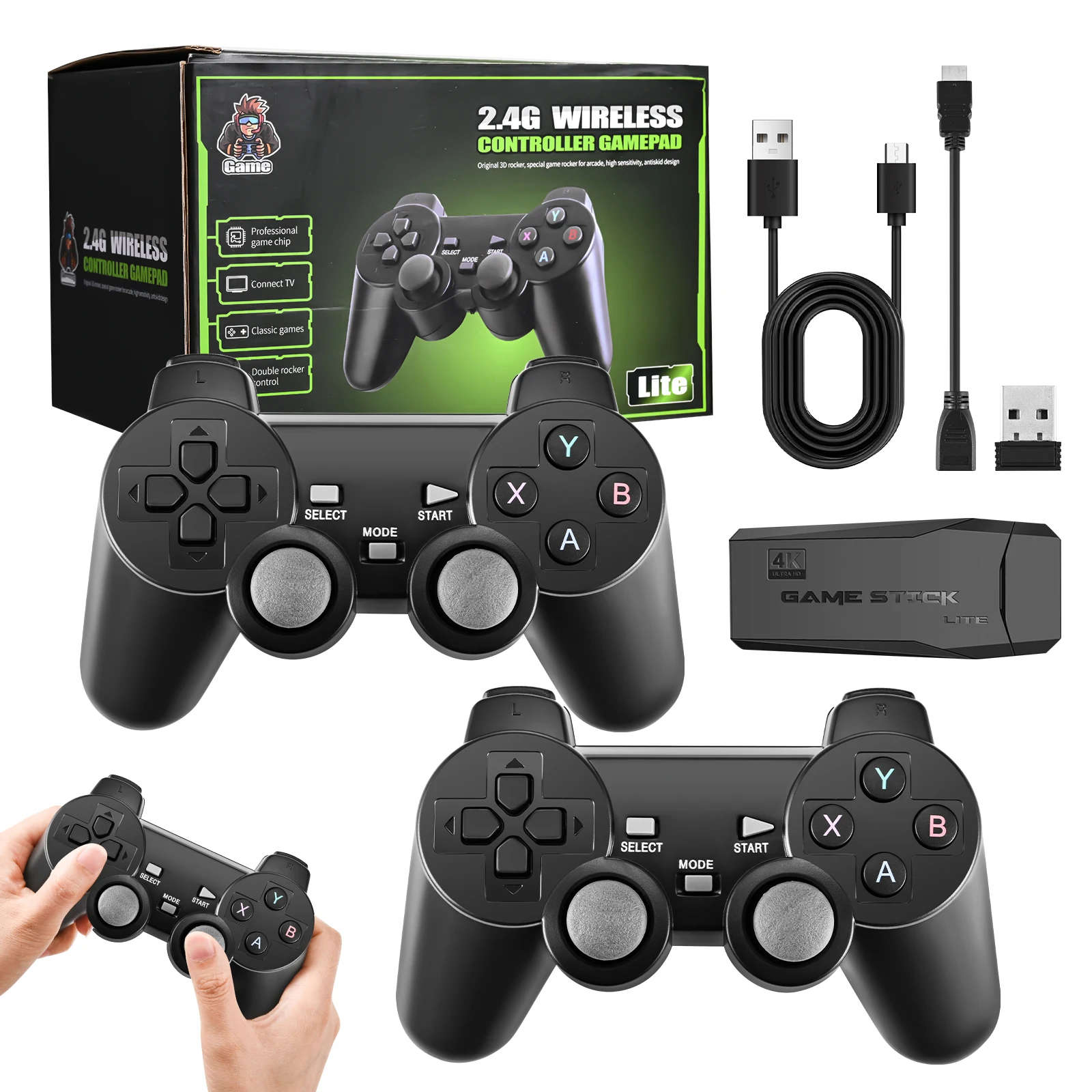 Video-Game-Stick-Lite-4K-Video-Game-M8-Console-64GB-Double-Wireless ...