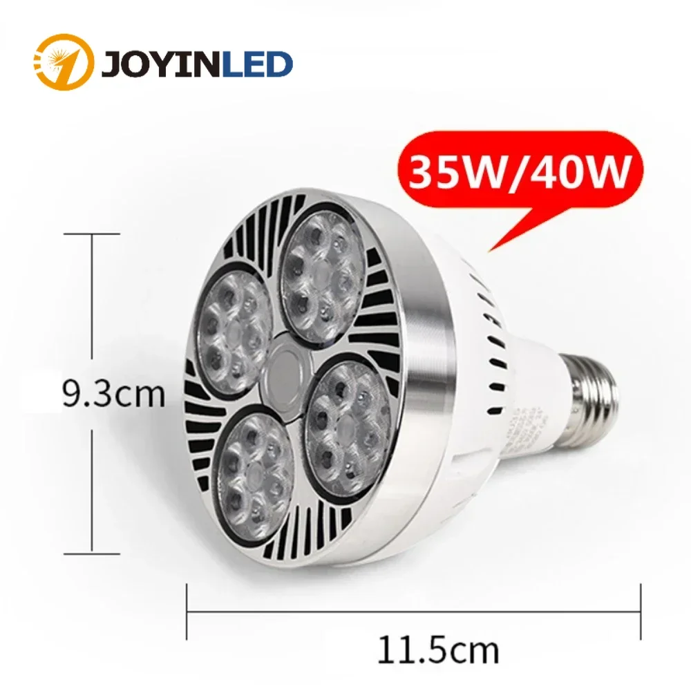 PAR30 Lamp 35W 45W Track Light Flood Lights Bulb E27 LED Warm Cold ...