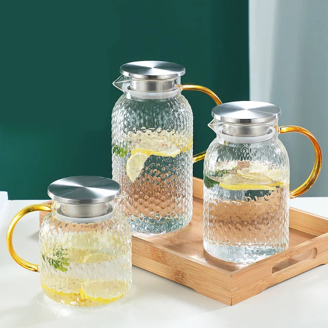 Glass Water Jug With Spout