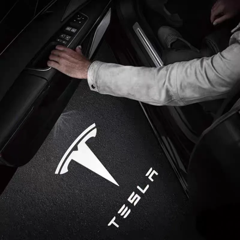 2-4pcs-for-Tesla-Model-Y-3-S-X-Door-LED-Logo-Projector-Puddle-Light ...