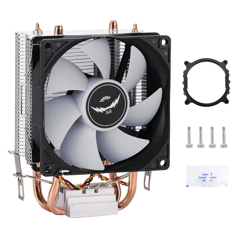 2-Heat-Pipe-CPU-Processor-Cooler-Fan-Suitable-For-Installing-LGA2011 ...