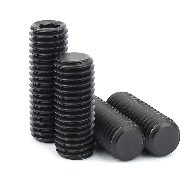 Juego de tornillos sin cabeza, tornillo hexagonal Allen de rosca fina, M4, M5, M8, M10, M12, 304 ...