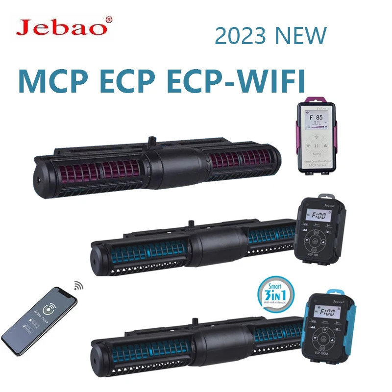 Jebao ECP ECP M 어항 수족관 물 펌프, 외부 LCD 컨트롤러, 원격 와이파이 제어 암초 탱크, 크로스 플로우 펌프, 2023 신제품|워터 펌프들 ...