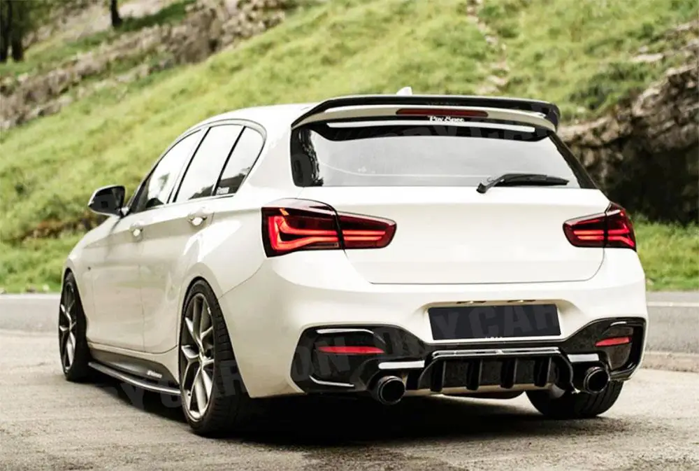Car Rear Lip Diffuser Spoiler for BMW 1 Series M Sport F20 F21 M135i ...