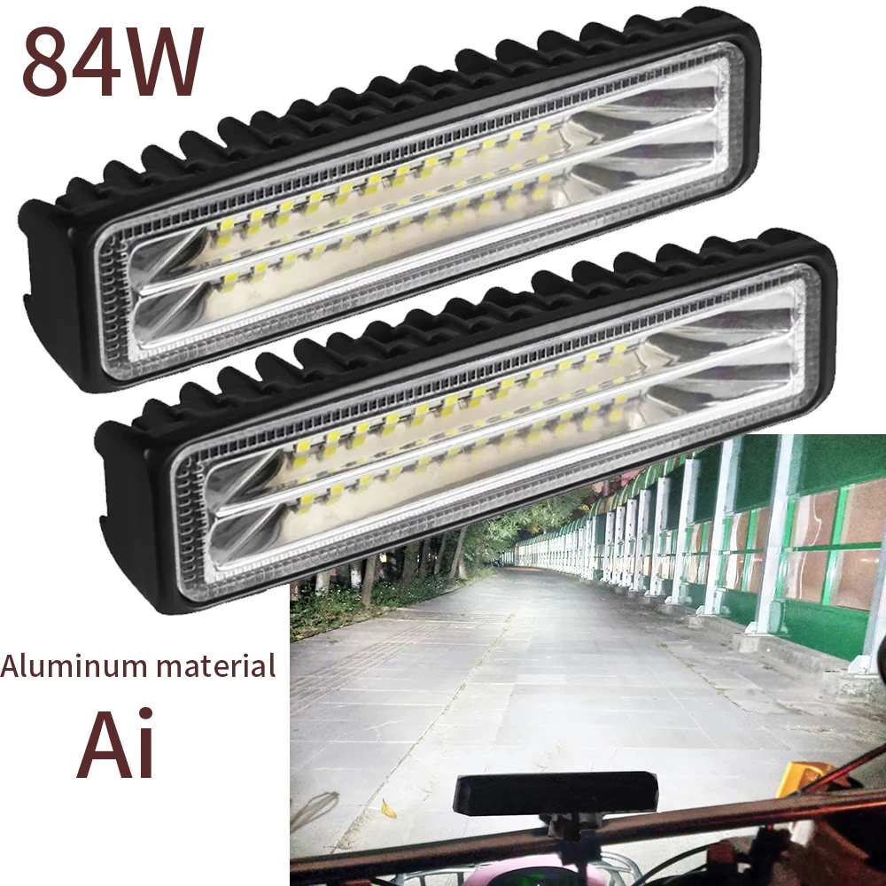 84W 28 LED Car Work Light High Bright Spotlight Offroad Automobile ...