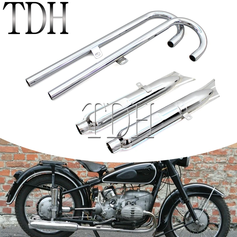 32HP-24HP-Exhaust-System-Vintage-Classic-Exhaust-Muffler-Pipe-For-BMW ...