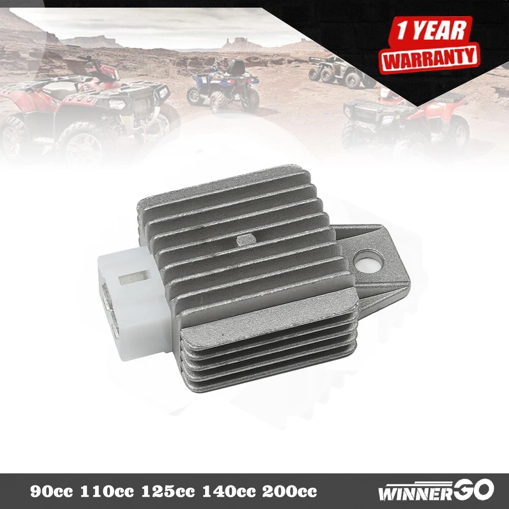 Universal Motorcycle Dirt Pit Monkey Bike 12V 4 Pins Voltage Regulator ...