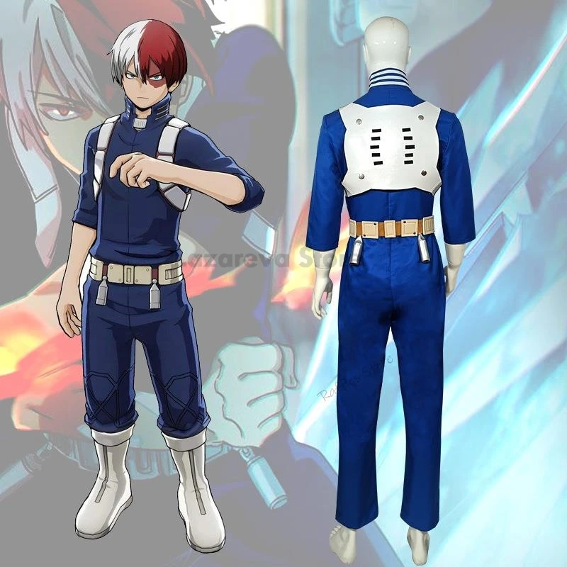 Anime Hero Shoto Todoroki Shoto Boku no Men Women Cosplay Costume Top ...