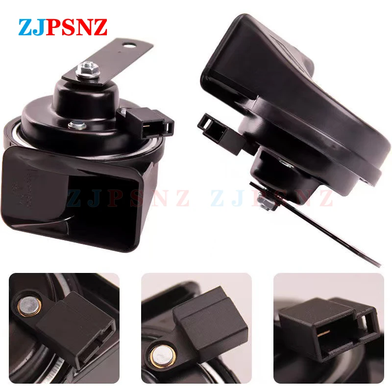12V-Car-Snail-Horn-With-Male-Plug-Socket-Horn-Dedicated-Horn-Socket ...