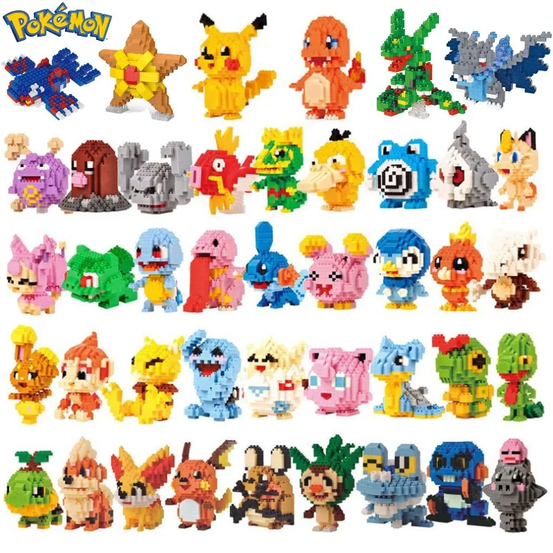 New-75-style-Pokemon-Blocks-Small-Building-Blocks-Cartoon-Picachu ...