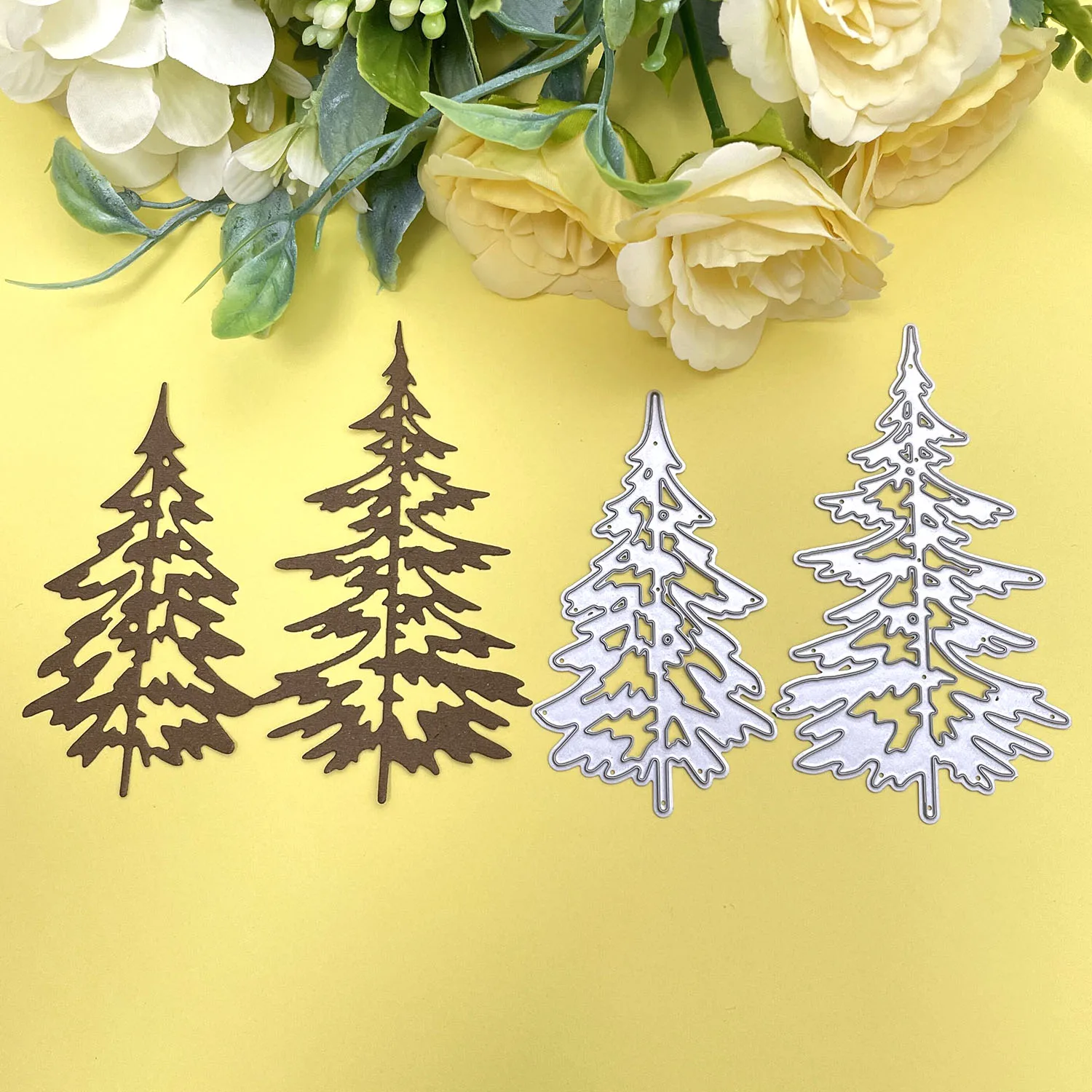 2PCS-Christmas-Tree-Metal-Die-Cut-Pine-Trees-Die-Christmas-Dies ...