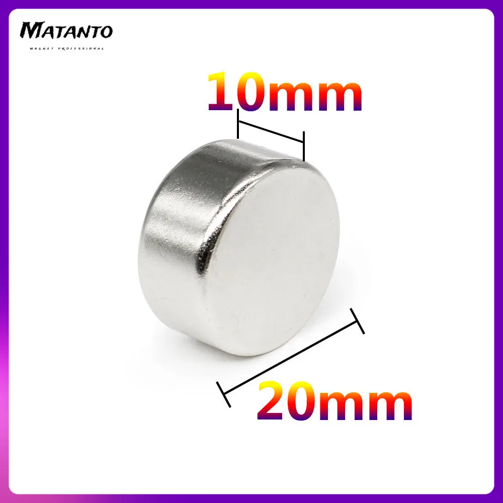 2-5-10-15-20PCS-20x10-Round-Powerful-Strong-Magnetic-Magnets-N35-Rare ...
