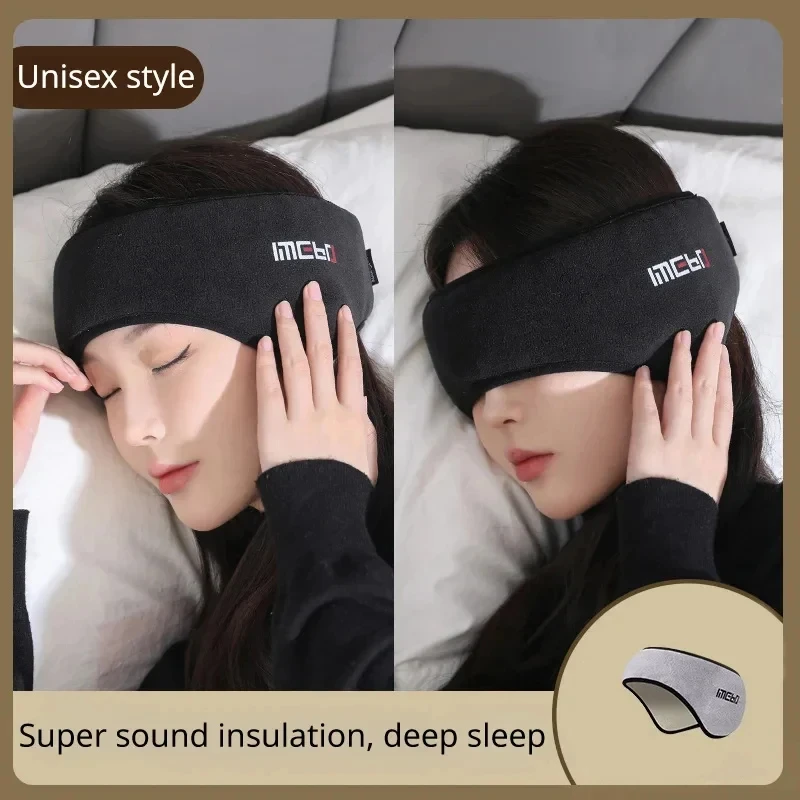 Sleep Mask Blackout With Ear Muffs For Relaxing Sleep Earmuff Earphone ...
