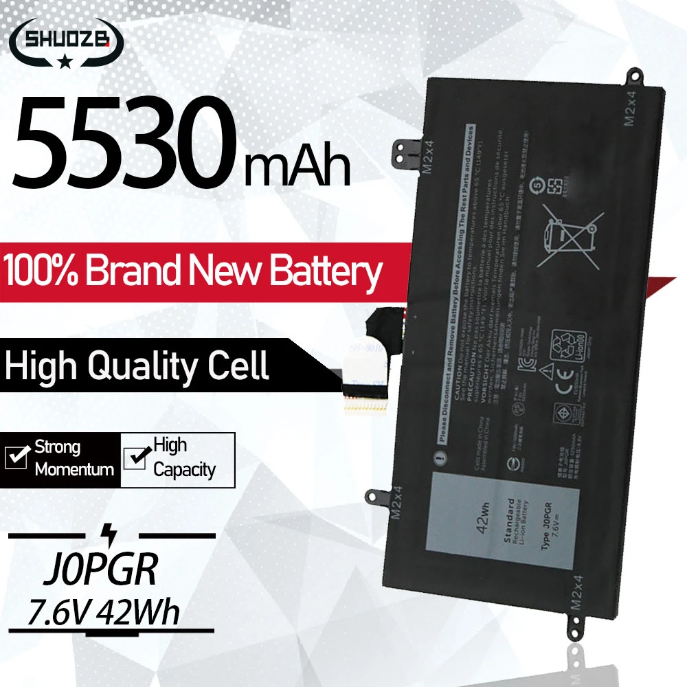 J0pgr Jopgr X16tw Battery For Dell Latitude 12 5285 2-in-1 5285 5290 ...