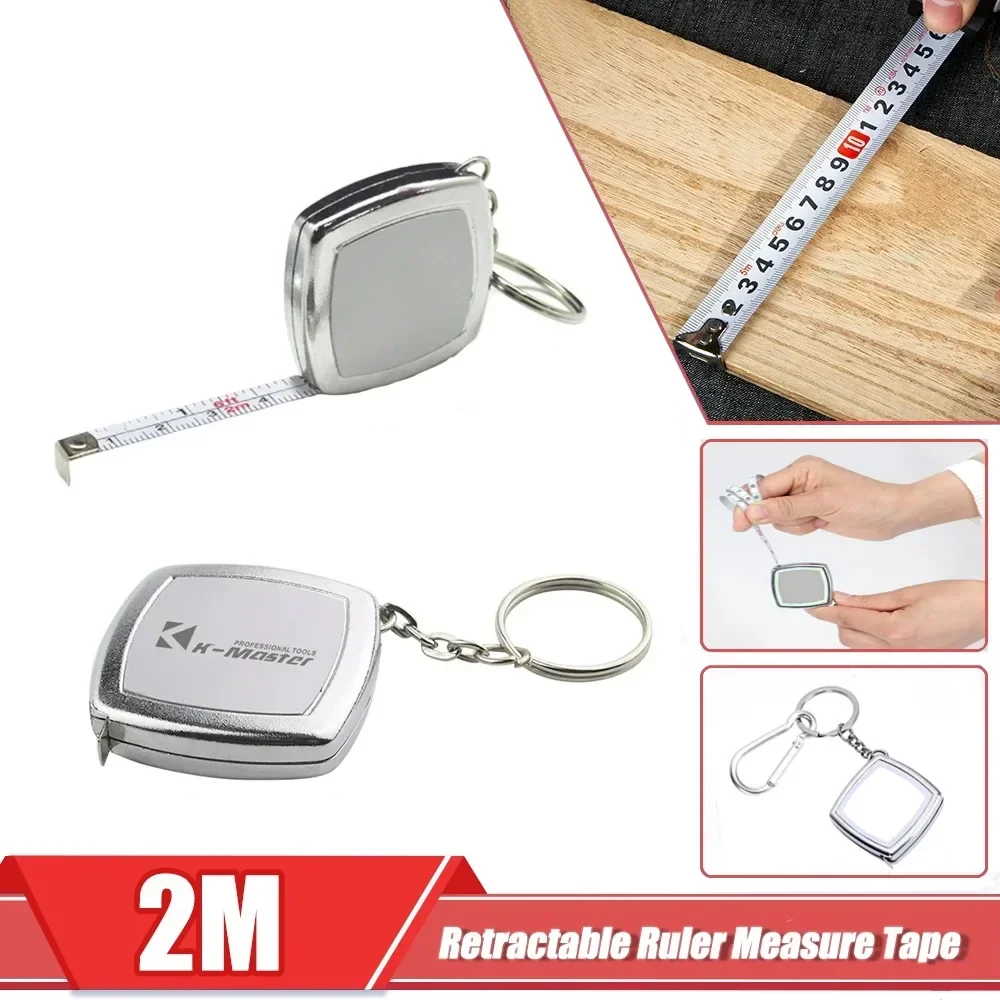 2-Meters-Small-Tape-Measure-Key-Ring-Small-Steel-Tape-Measure-Mini ...