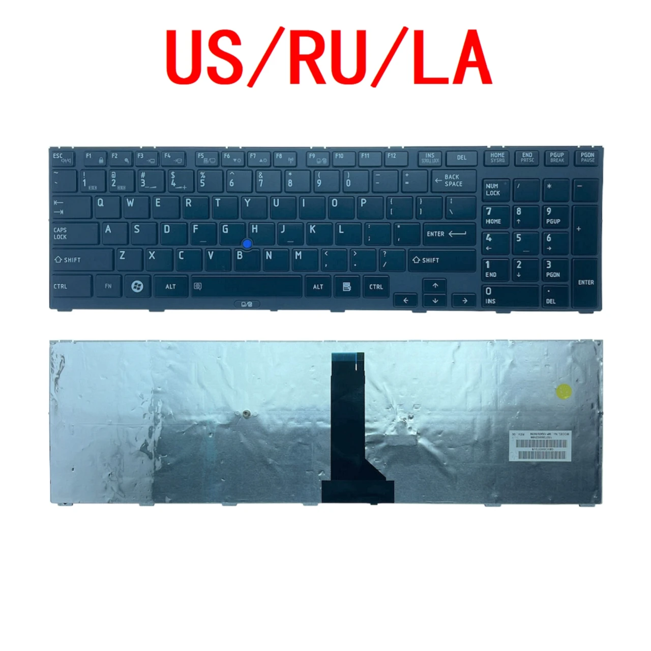 Teclado para portátil Toshiba Tecra R850, R950, R960, repuesto para ...