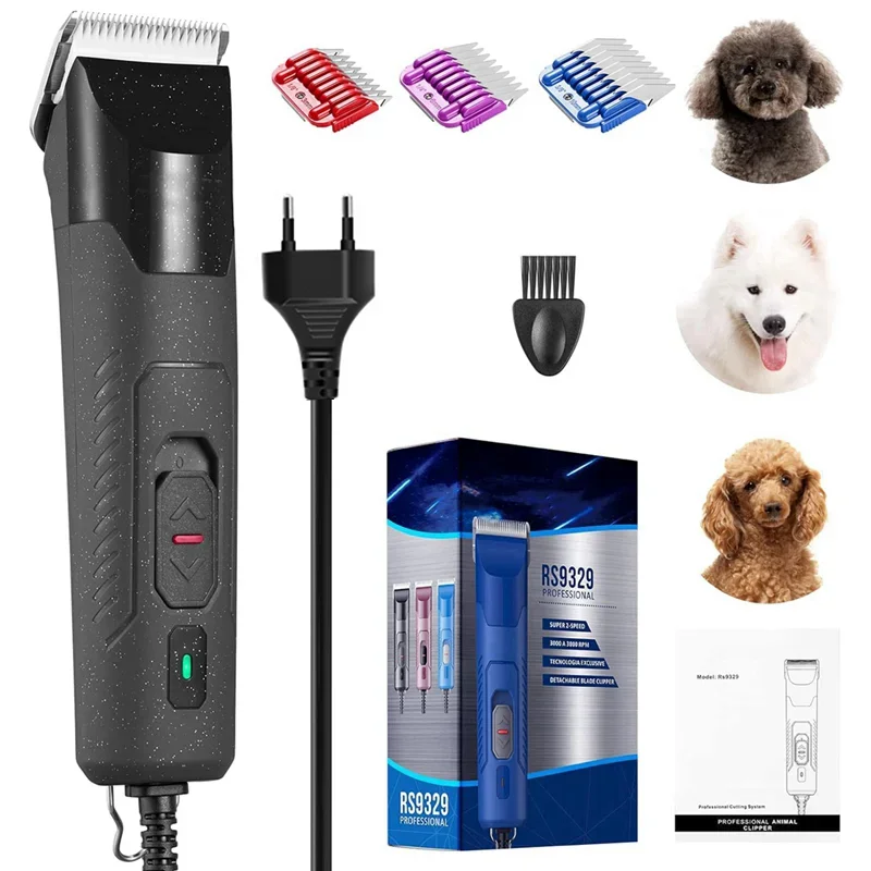 Profissional-Dog-Grooming-Clipper-com-fio-el-trico-Super-2-velocidade ...