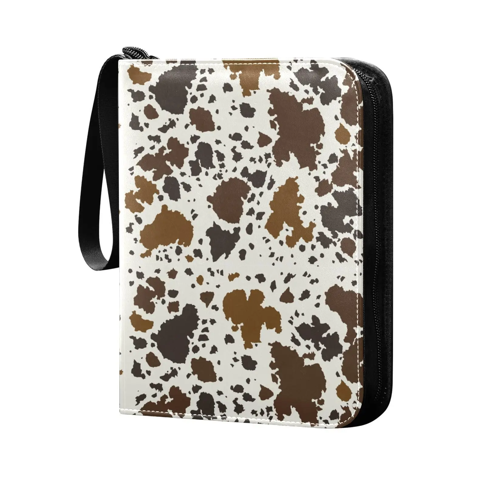 Cow-Skin-Card-Binder-4-Pocket-Card-Binder-400-Double-Sided-Pocket-Album ...