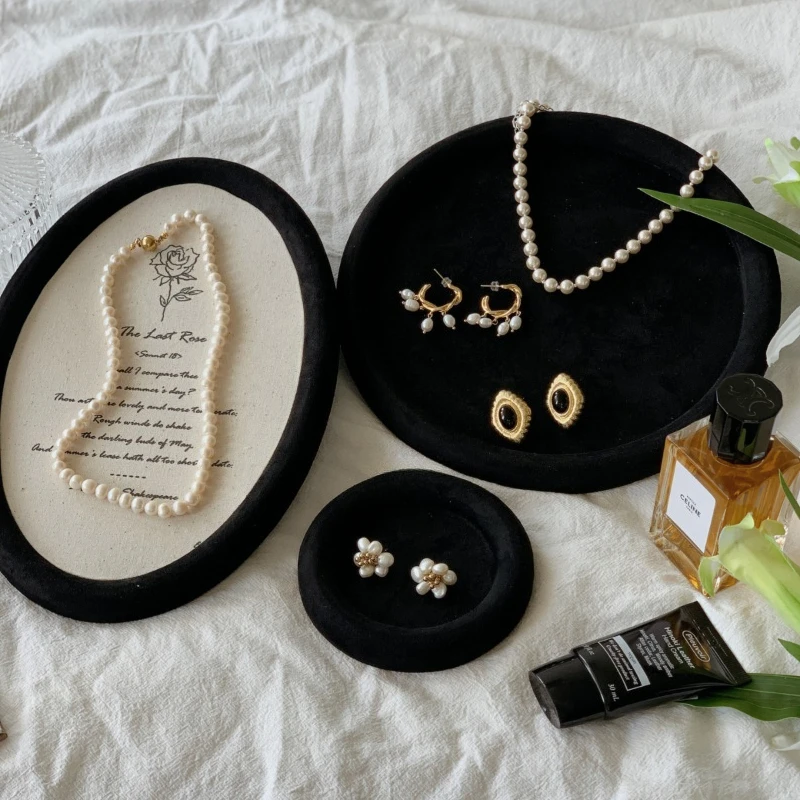 Retro Jewelry Display Tray Counter Earring Ring Display Trays Luxury ...