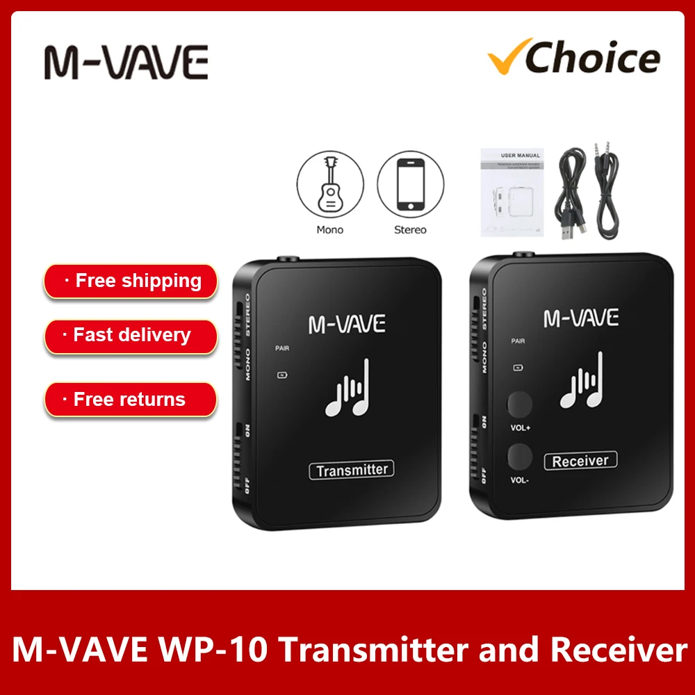 M-VAVE-WP-10-2-4GHz-Wireless-Earphone-Monitor-System-Rechargeable ...