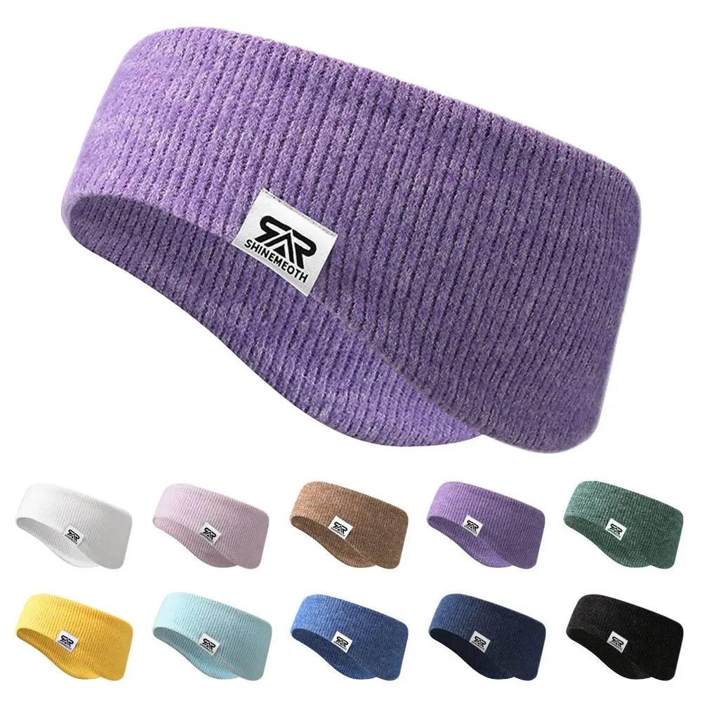 Soft-Elastic-Sports-Headband-Double-Layered-Yoga-Headbands-Knitted ...