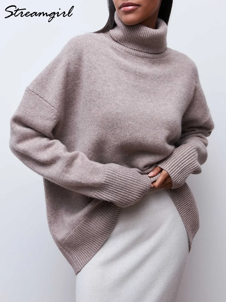 sueter-cuello-alto-mujer-invierno-sueter-invierno-mujer-Su-ter-grueso-y ...