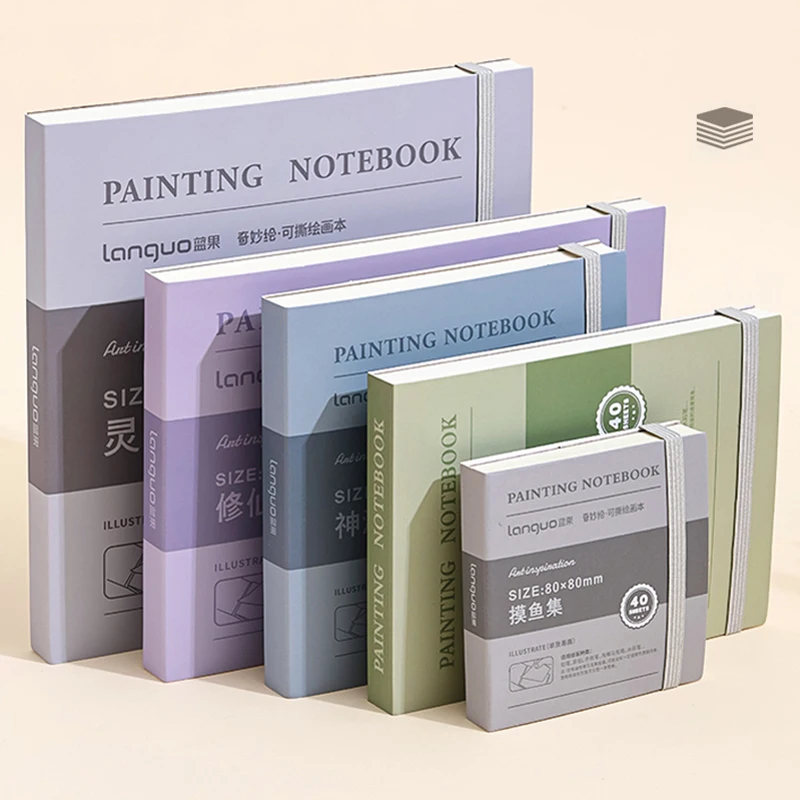 40-Sheets-Creative-Drawing-Notebook-Tearable-Multiple-Specifications ...