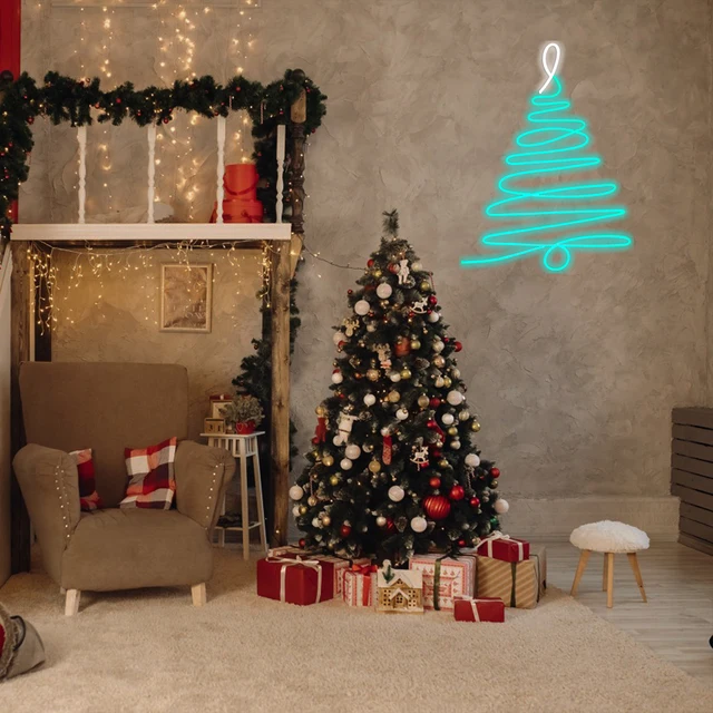 Christmas Tree Light Outline