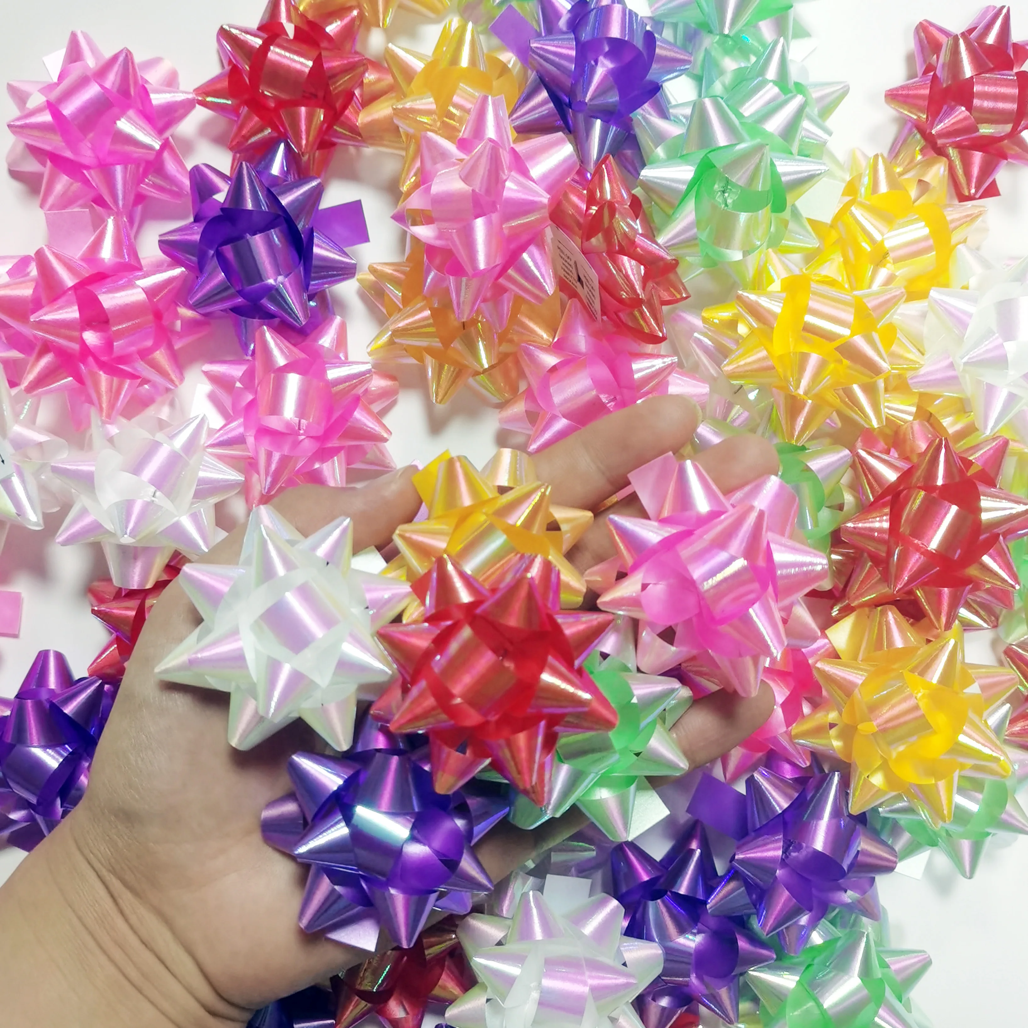 60PCS/2 inch Star Bow Box Gift Decoration Packageing Equipped Self ...