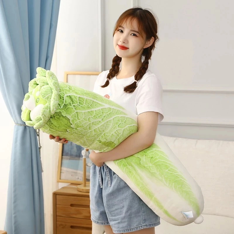 45Cm-Vegetable-Fairy-Plush-Toy-Japanese-Cabbage-Dog-Fluffy-Stuffed ...