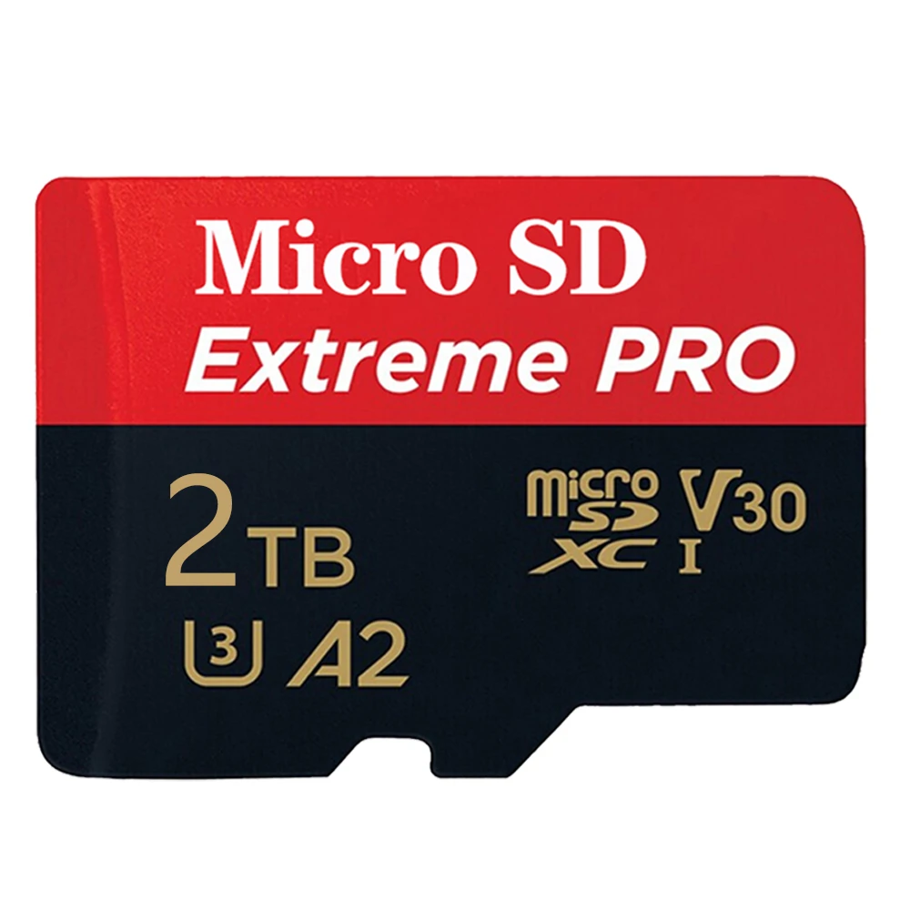 High Speed Micro SD Card 2TB 100 Real Capacity Micro SD TF Flash