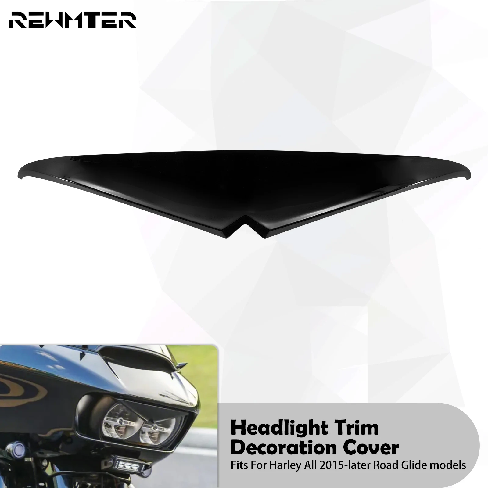 Motorcycle-Headlight-Trim-Cover-For-Harley-Touring-Road-Glide-Special ...