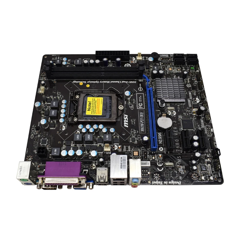 MSI H61M-P21(B3) سطح المكتب اللوحة LGA 1155, 46% OFF