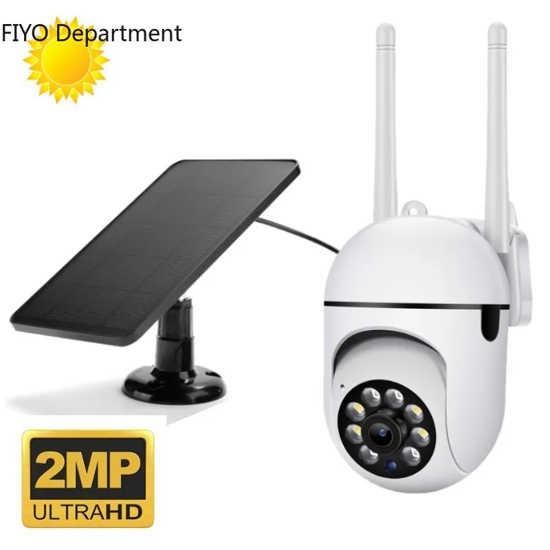 Solar-Camera-Wifi-IP-Camera-Outdoor-Wired-Security-Surveillance-Smart ...