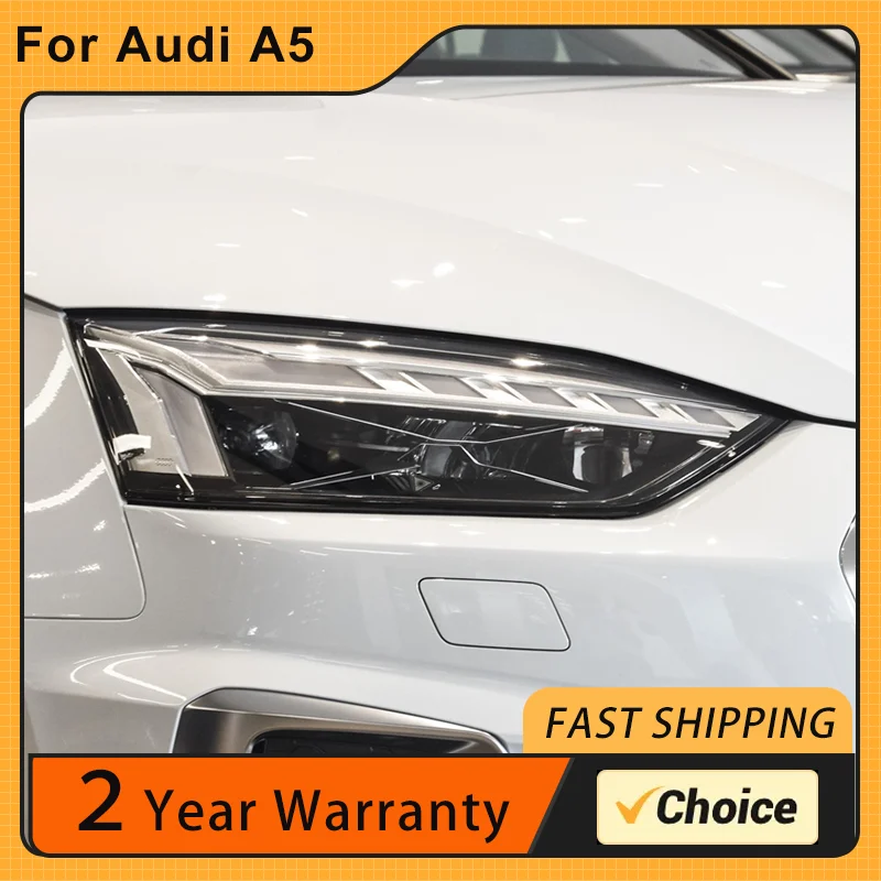 Head-Lamp-for-Audi-A5-RS5-LED-Headlight-2017-2021-Headlights-A5-RS5-DRL ...